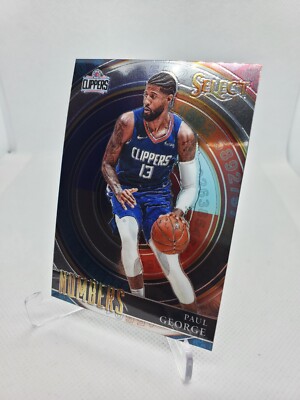 Paul George - Los Angeles Clippers - 2020-21 Panini Select - Numbers ...