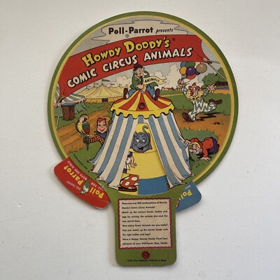 1954 Poll-Parrot Presents Howdy Doody's Comic Circus Animals | eBay