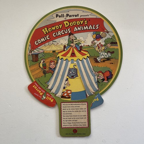 1954 Poll-Parrot Presents Howdy Doody's Comic Circus Animals | eBay