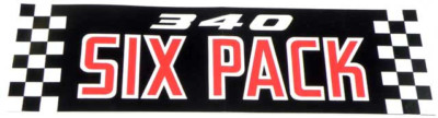 FITS 1968-73 MOPAR DODGE PLYMOUTH 340 SIX PACK RED AIR CLEANER LID ...