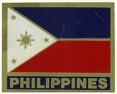 Philippines Flag Decal Sticker Car Vinyl Filipino Pilipinas Glossy | eBay