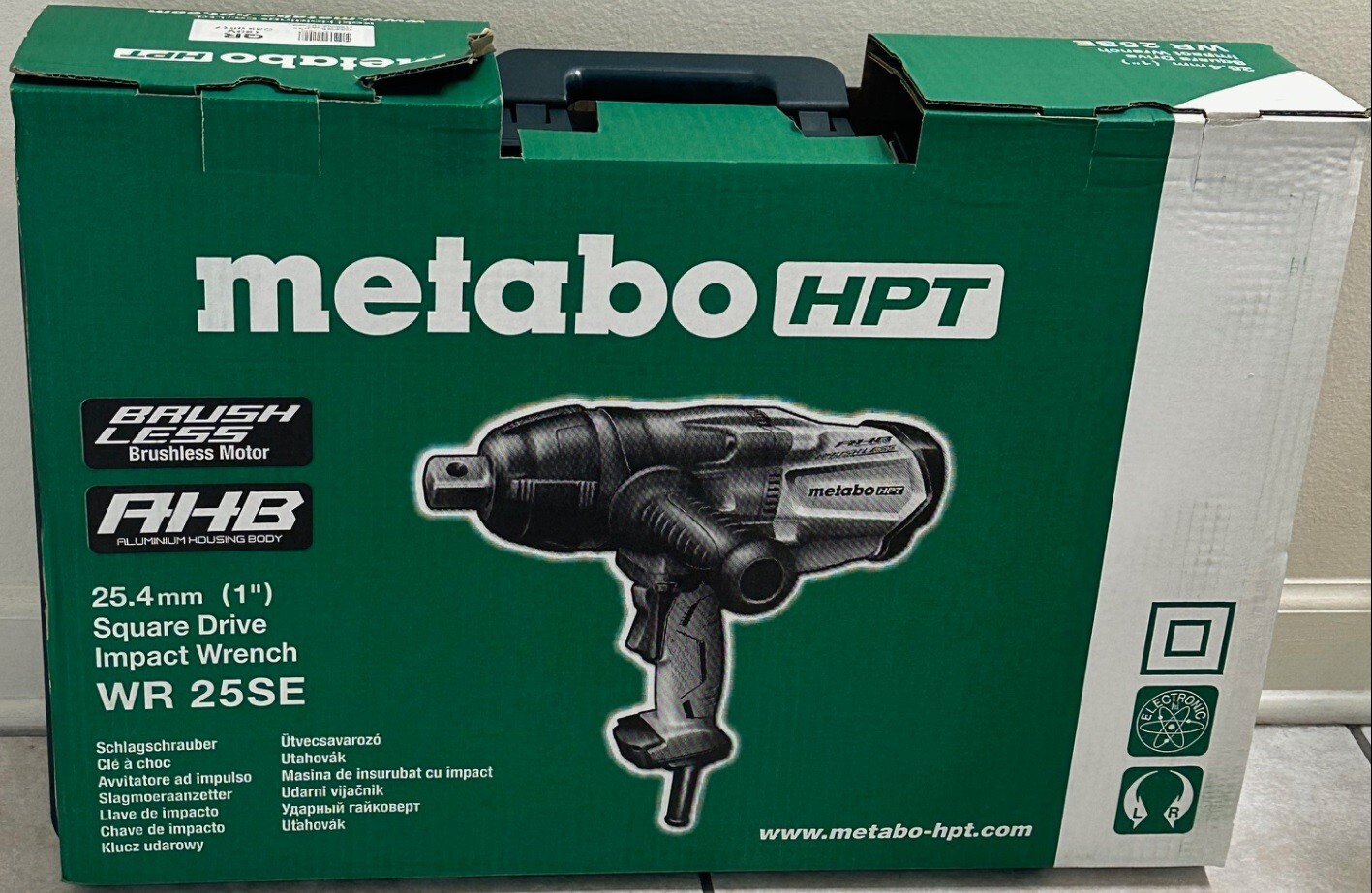 METABO HPT WR25SE 1 INCH SQUARE DRIVE AC BRUSHLESS IMPACT WRENCH. | eBay
