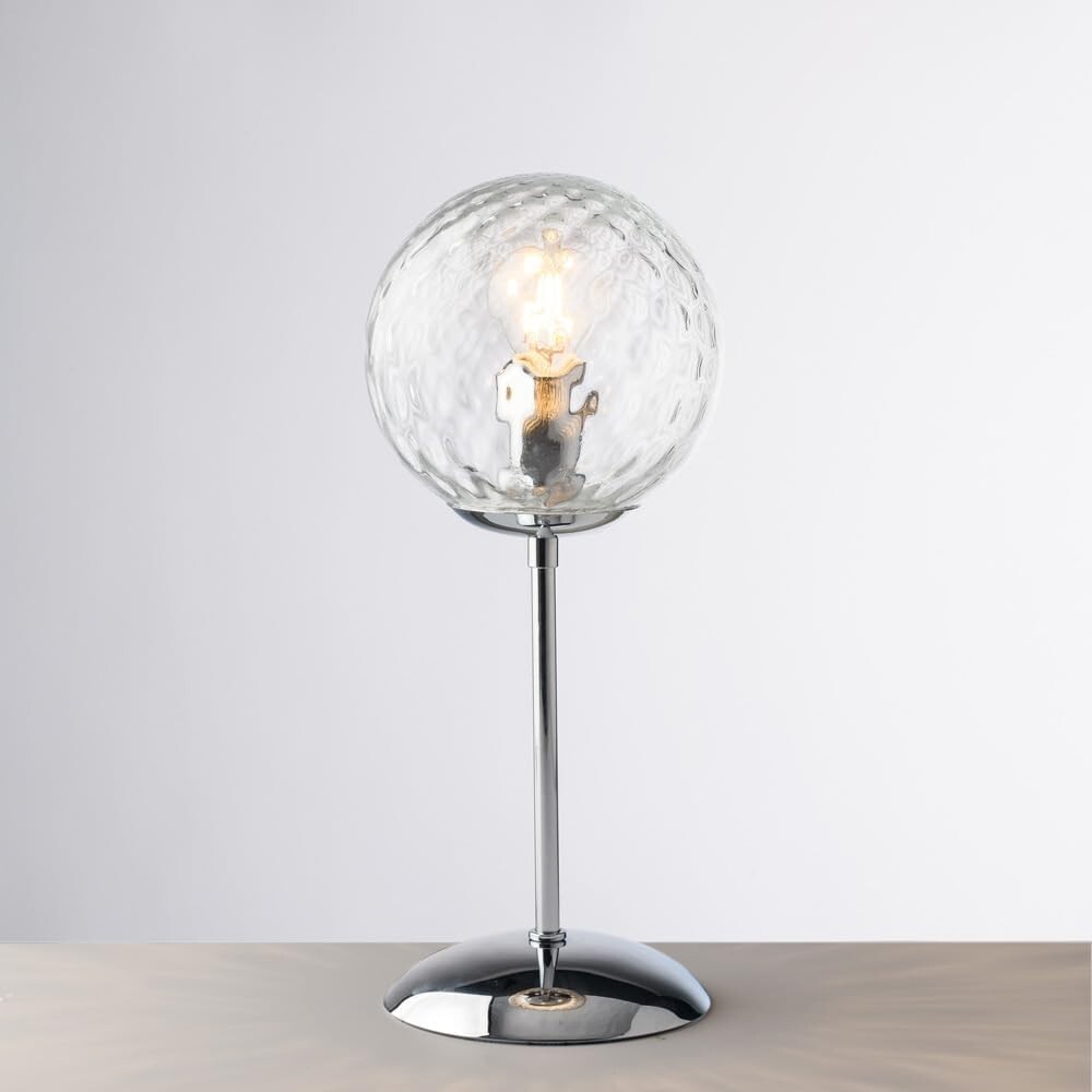 Lumetto, Chambre Ombragé Moderne Design Chrome Avec Sphère Verre 1 ...