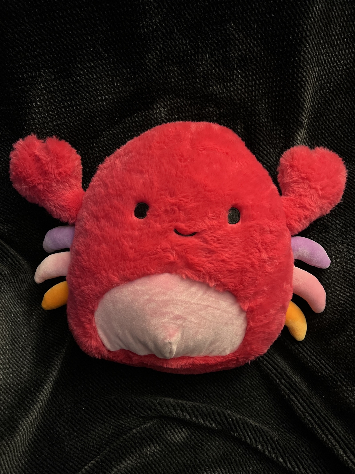 Fuzzamallow CYRA CRAB 12" Plush Hot Pink Multicolor Squishmallow ...