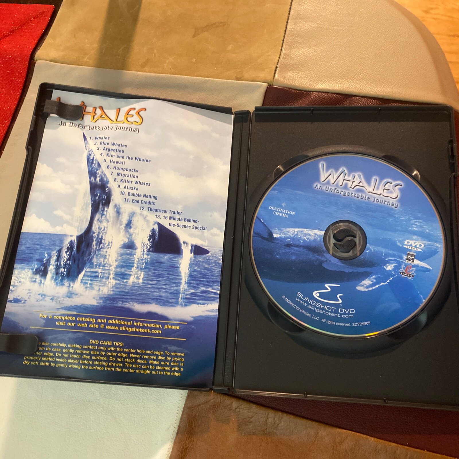 Whales An Unforgettable Journey DVD IMAX Theater Movie Patrick Stewart ...