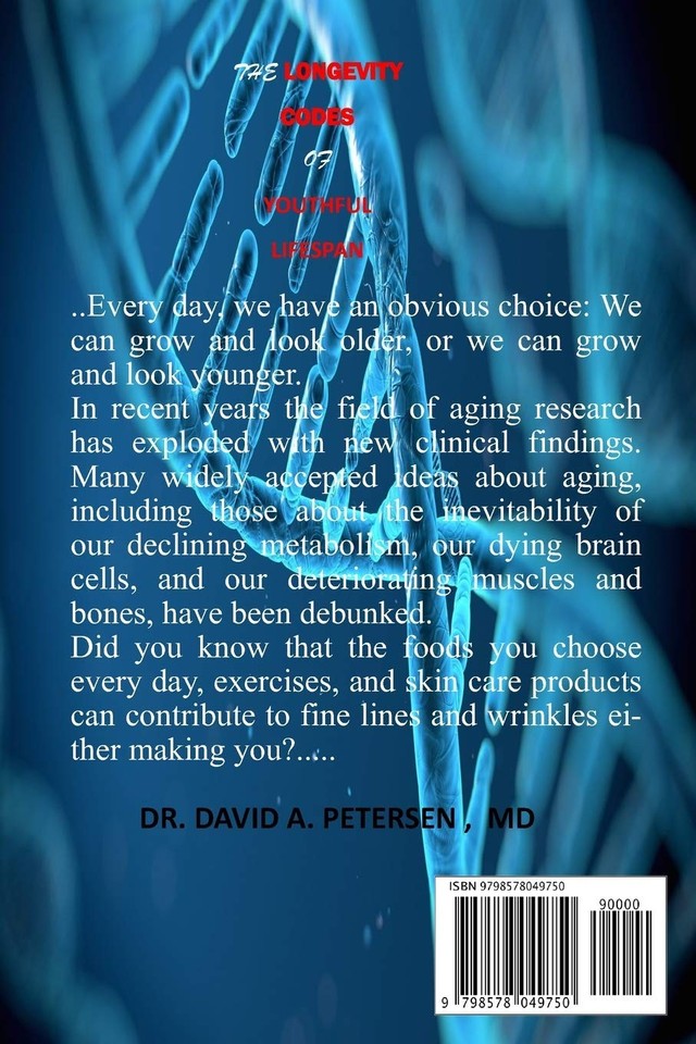 DR. DAVID A. PE THE LONGEVITY CODES OF YOUTHFUL LIFESPAN: Anti-Aging Hac (Poche) | eBay