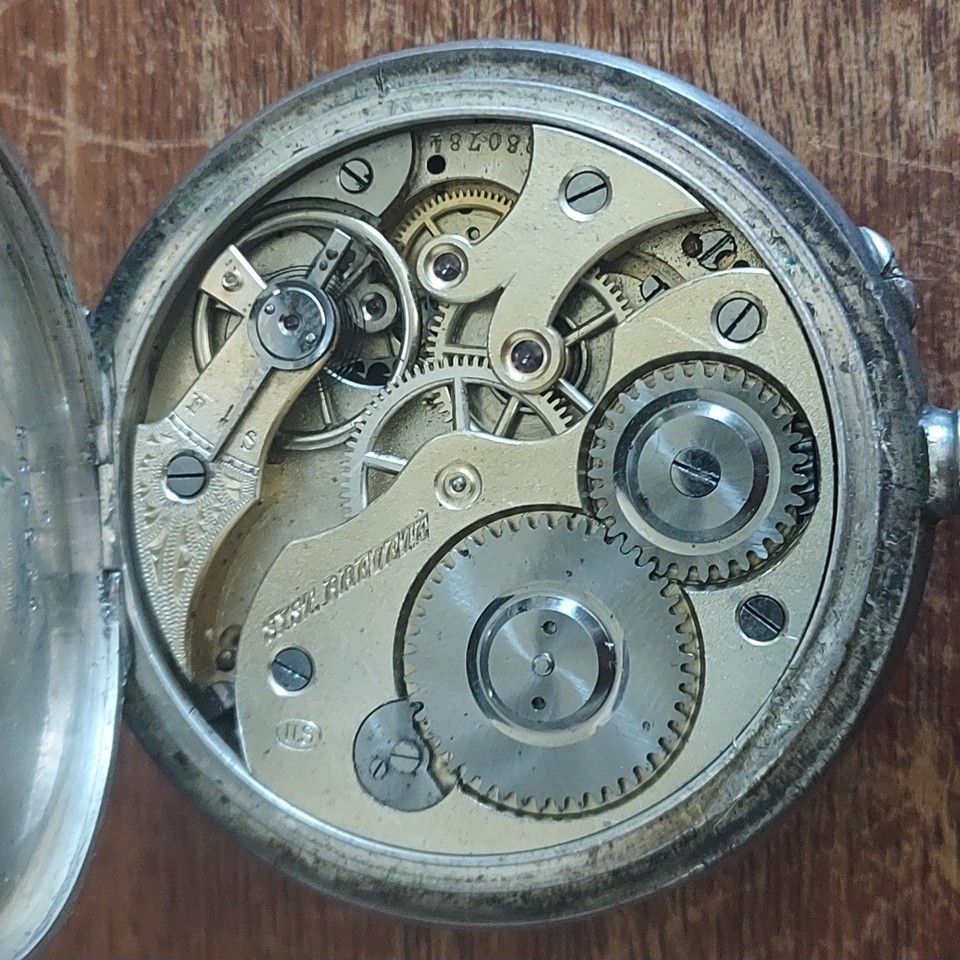 Antique Automatic Time Keeper Pocket Watch U. S. | eBay