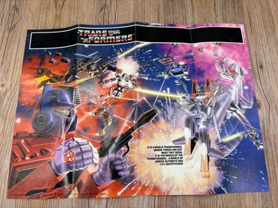 Vintage 1984 G1 Transformers Insert Catalog Brochure #3 Order Form ...