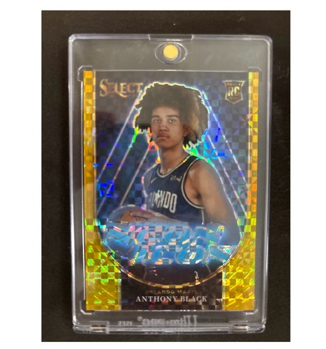 Anthony Black 2023-24 Select Prizm Neon Icon Rookie RC Magic GOLD /10 ⭐ ...