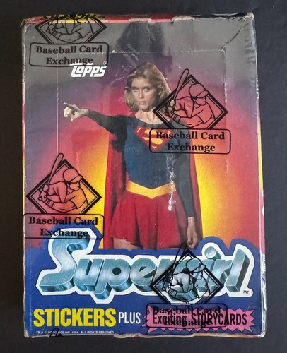1984 Topps Supergirl Unopened Wax Box BBCE Wrapped | eBay