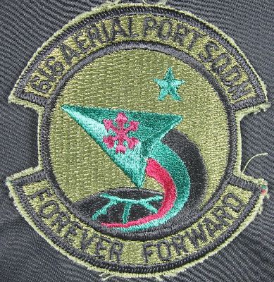 USAF Patch 616 Aerial Port Squadron Forever Forward | eBay