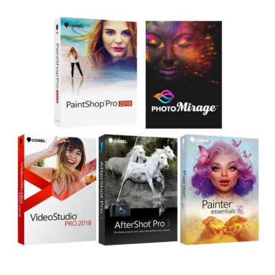 Corel Deluxe Premium Photo Software Kit with New Photo Mirage | eBay