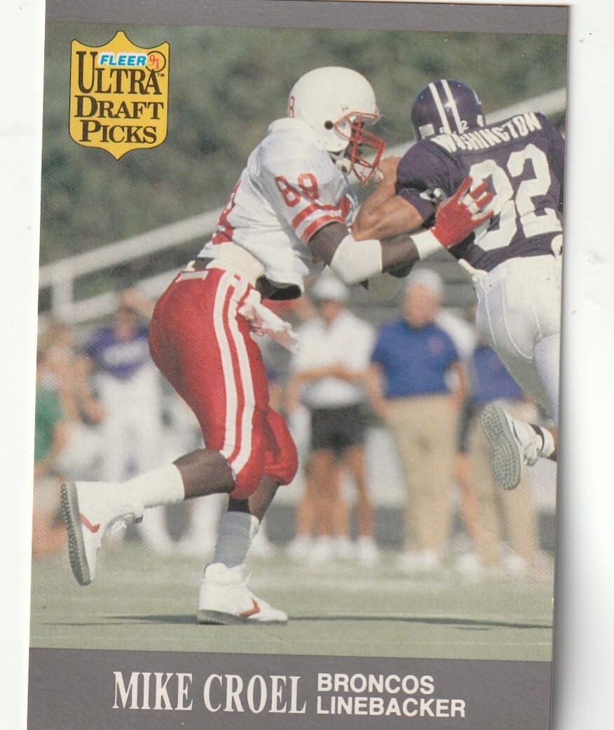 FREE SHIPPINJG-MINT-1991 Fleer Ultra Mike Croel #282 BRONCOS | eBay