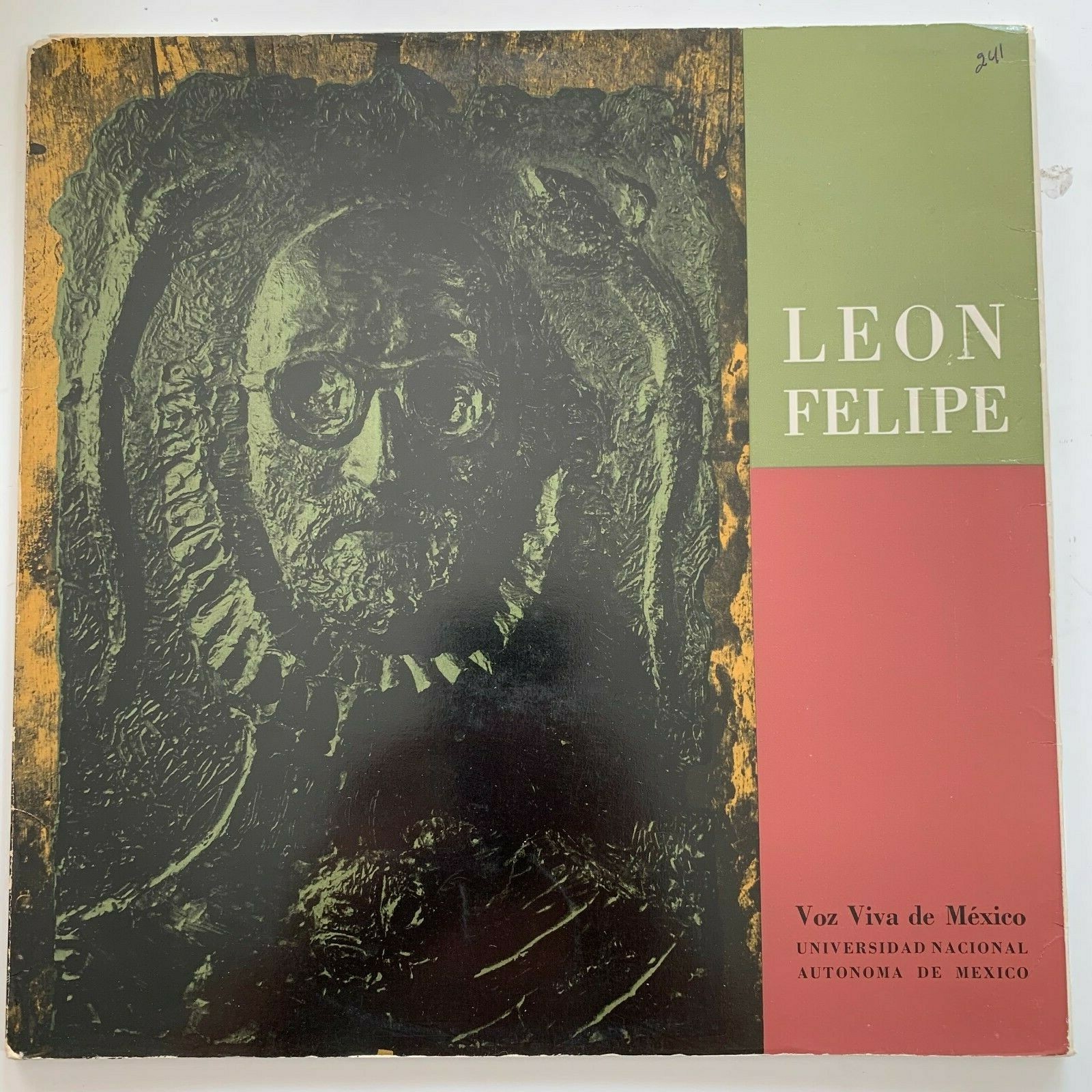 Leon Felipe, Antologia Poetica, Voz del Autor UNAM Series, 1960 Mexican ...