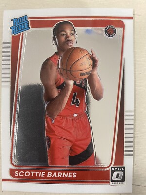 Scottie Barnes - Optic Base Rated Rookie - 21-22 NBA Optic Toronto ...