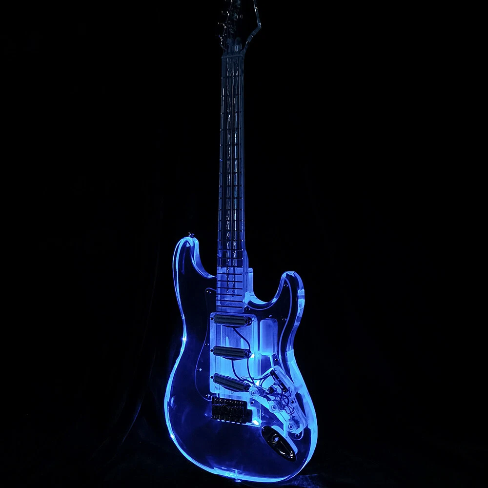 Blue Electric Guitar Wallpaper