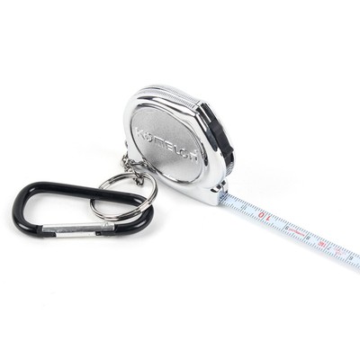 KOMELON Keychain Tape Measure 3m x 6mm Rulers KMC-74K Carabiner clip ...