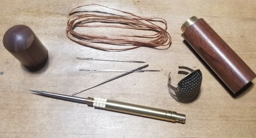 Sewing Kit Muzzleloader Black powder Hawken Possibles bag Musket rifle ...