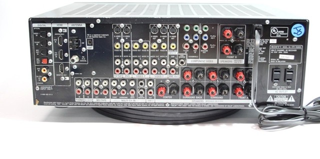 Sony STR DG800 7.1 Channel 110 Watt Receiver for sale online | eBay