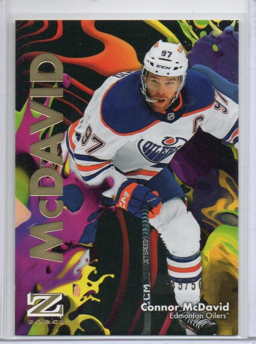 2024-25 Skybox Metal Universe - Z-Force Connor McDavid #19 Super Rave ...