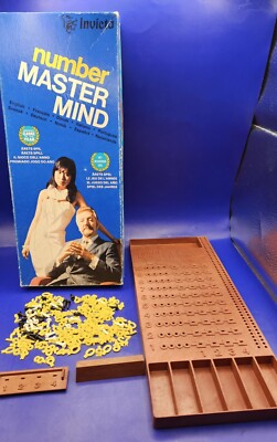 1976 - NUMBER MASTERMIND BOARD GAME - Made in England - Game of the Year! | eBay