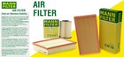 NEW Air Filter Mann C25114/1 / 13721744869 For BMW E46 E83 E85 3-Series ...