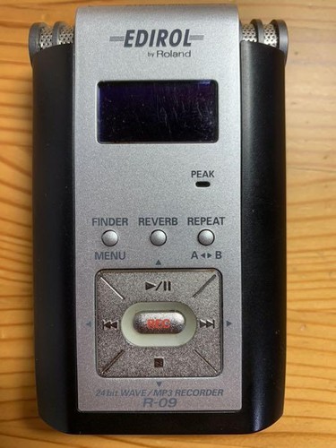 EDIROL by Roland R-09 24 bit Wave MP3 Recorder Digital Audio USB Workig ...