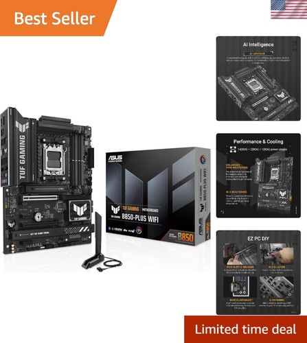 Advanced AMD AM5 Motherboard with 3 M.2 Slots, BIOS Flashback ...