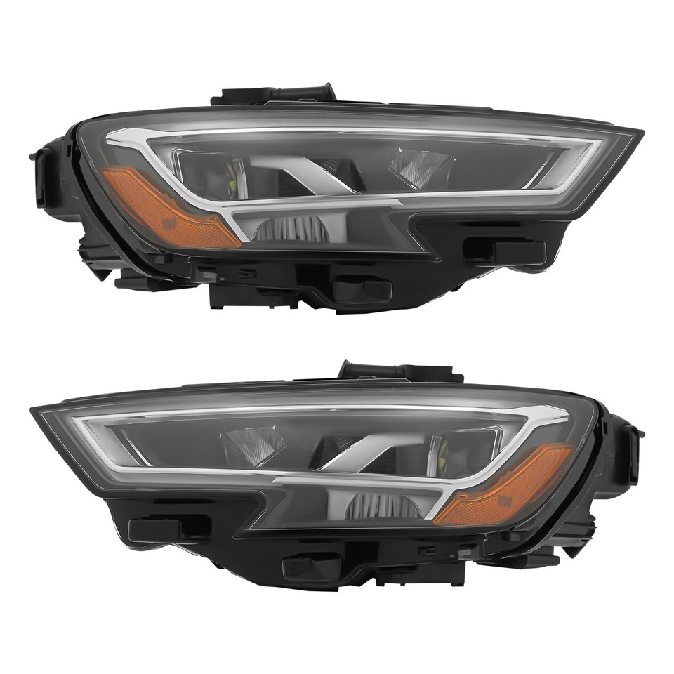 For 2017-2018 Audi A3 S3 Full LED Headlight Assembly Headlamps (10-Pin ...