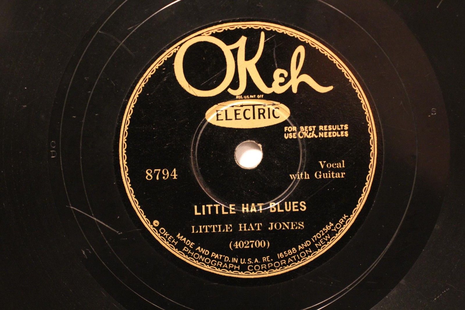 BLUES LITTLE HAT JONES Rolled From Side To Side Blues OKEH 8794 EE- | eBay
