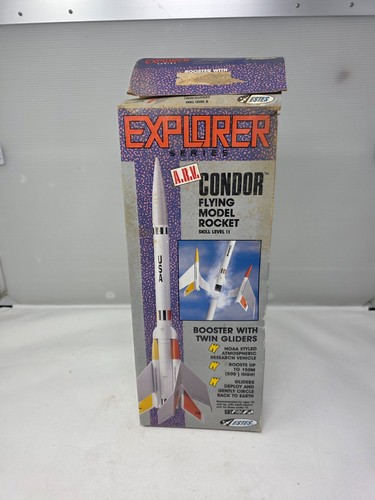 New Estes Explorer Condor Flying Model Rocket Booster With Twin Gliders ...