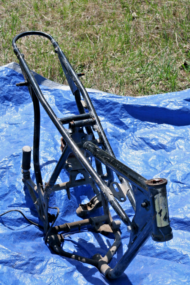 1969 Bridgestone BS DT 175 BS175 TA1 Dual Twin OEM FRAME | eBay