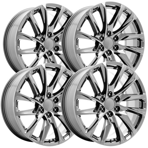 (Set of 4) Replica 1 RP25 22x9 6x5.5" +28mm Hyper Black Wheels Rims 22 ...