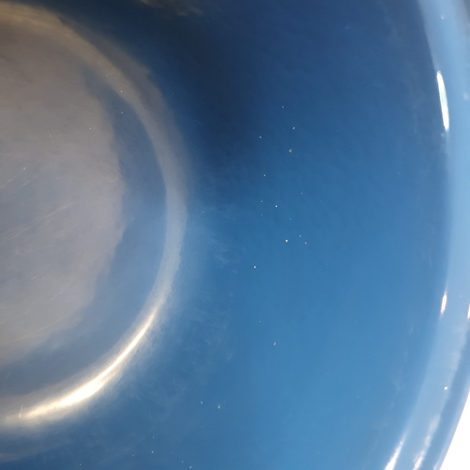 Nacco Denmark 20E Pan & Lid Blue Ceramic Coated Cast Iron Casserole ...