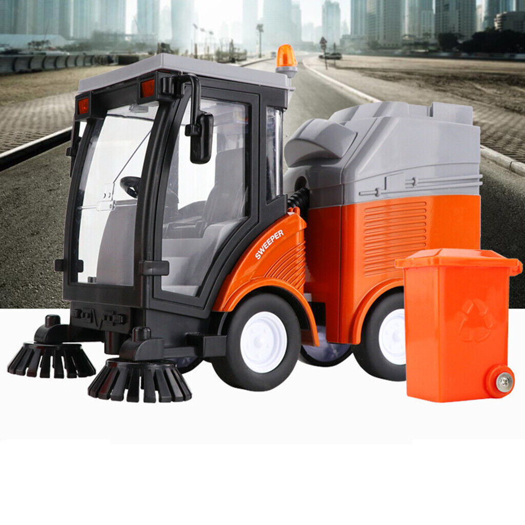 Road Sweeper Simulation Model Sanitation Car Garbage Truck Musical Toy ...