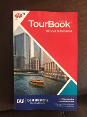 Illinois & Indiana Tour Book Guide AAA Atlas Maps Events Calendar 2021 ...