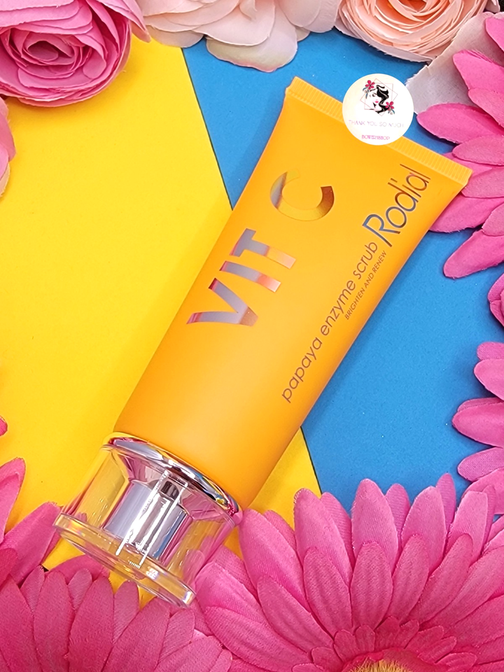 Rodial Vitamin C Papaya Enzyme Scrub Brighten & Renew 70 ml/2.36 oz New ...