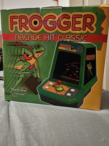 New 2005 Excalibur Frogger Electronic Tabletop Arcade Game Boxed ...