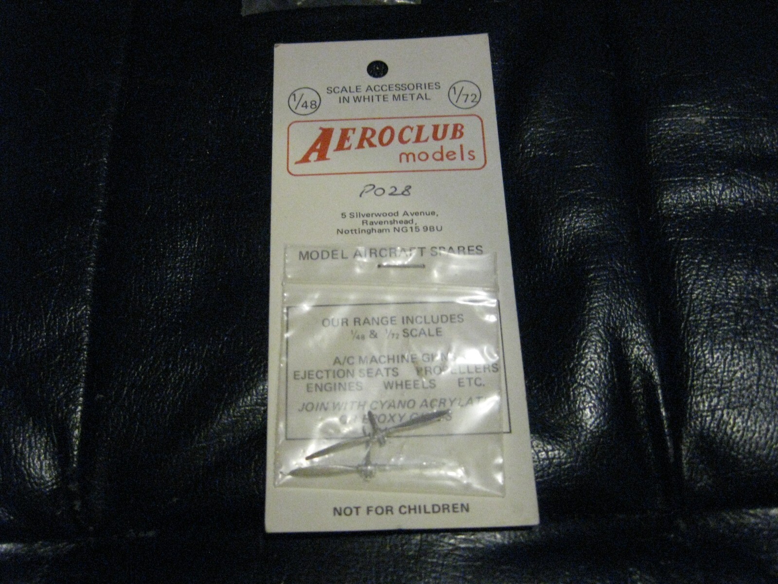 Aeroclub Model Airplane Parts 2 metal props in 1/48 scale for WW I ...