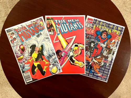 (lot of 3 Comics) New Mutants #15 #17 & #100 (Marvel 1984-91) Magik 1st ...