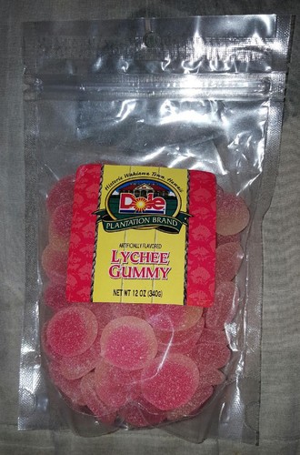 Delicious DOLE PLANTATION® Lychee Gummi/Gummy Candy Fresh From Hawaii ...