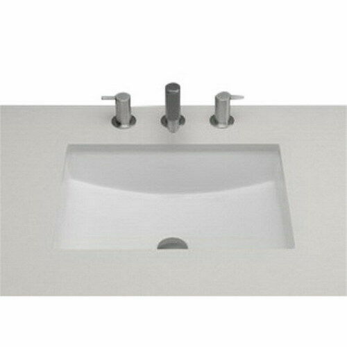 Ronbow 200520-wh Rectangular Ceramic Undermount Bathroom Sink - White ...