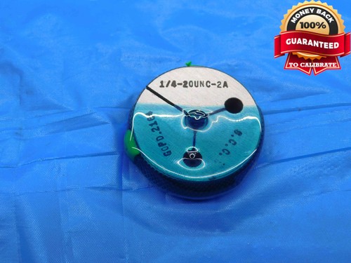 1/4 20 UNC 2A THREAD RING GAGE .25 .250 .2500 GO ONLY P.D. = .2164 ...