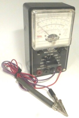 vintage EICO MULTIMETER MODEL 536A w/ PROBES ... TESTED / WORKING | eBay