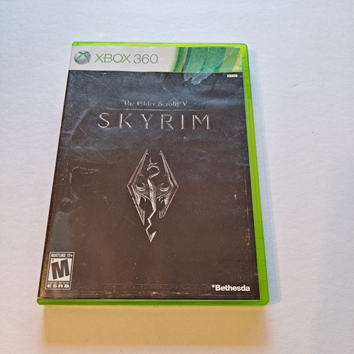 Skyrim The Elders Scrolls V, Xbox 360 with Manual Video Game ...