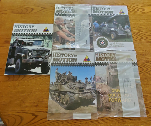 5 ISSUES HISTORY IN MOTION MAGAZINE-MVPA | eBay
