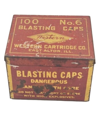 Mining - Blasting Cap Tin