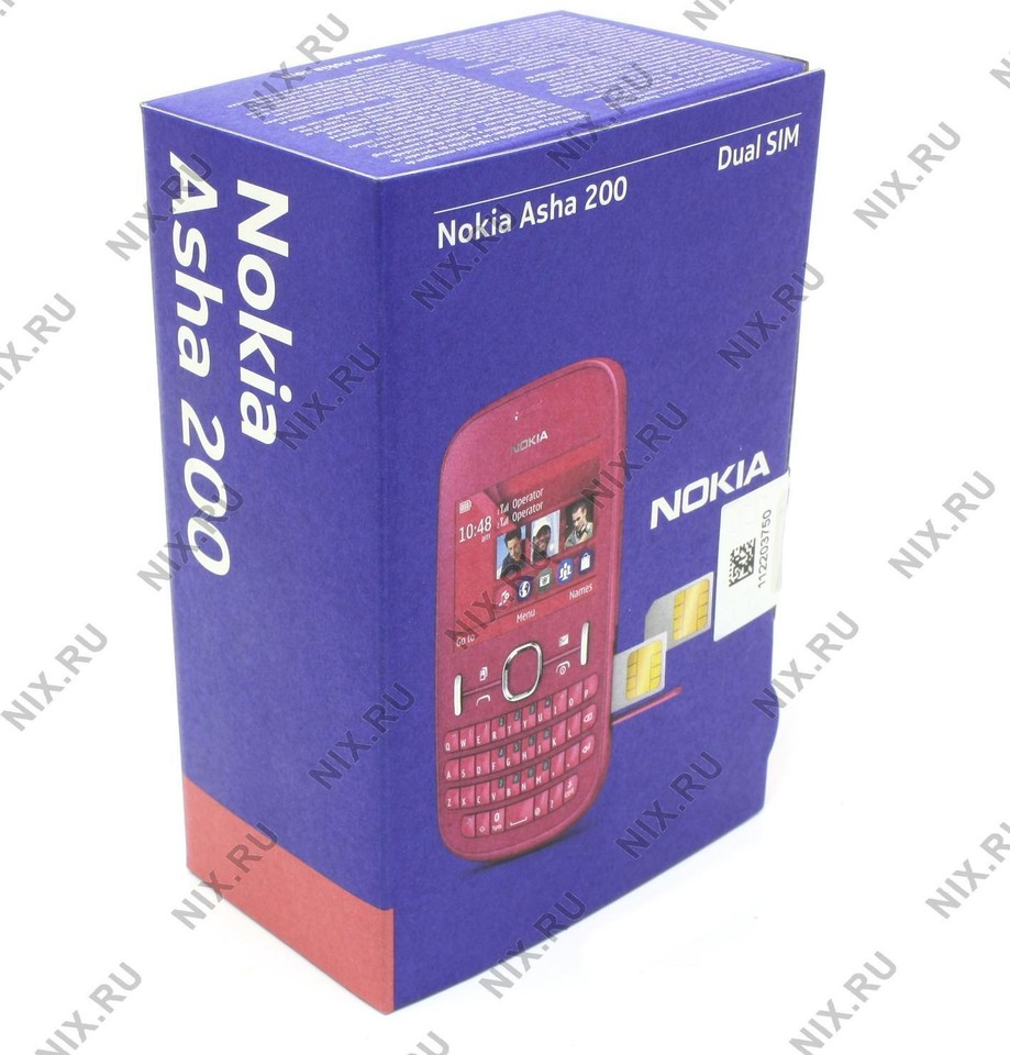 Nokia Asha 200 - Pink (Unlocked) DUAL SIM Mobile Phone (100% Original ...