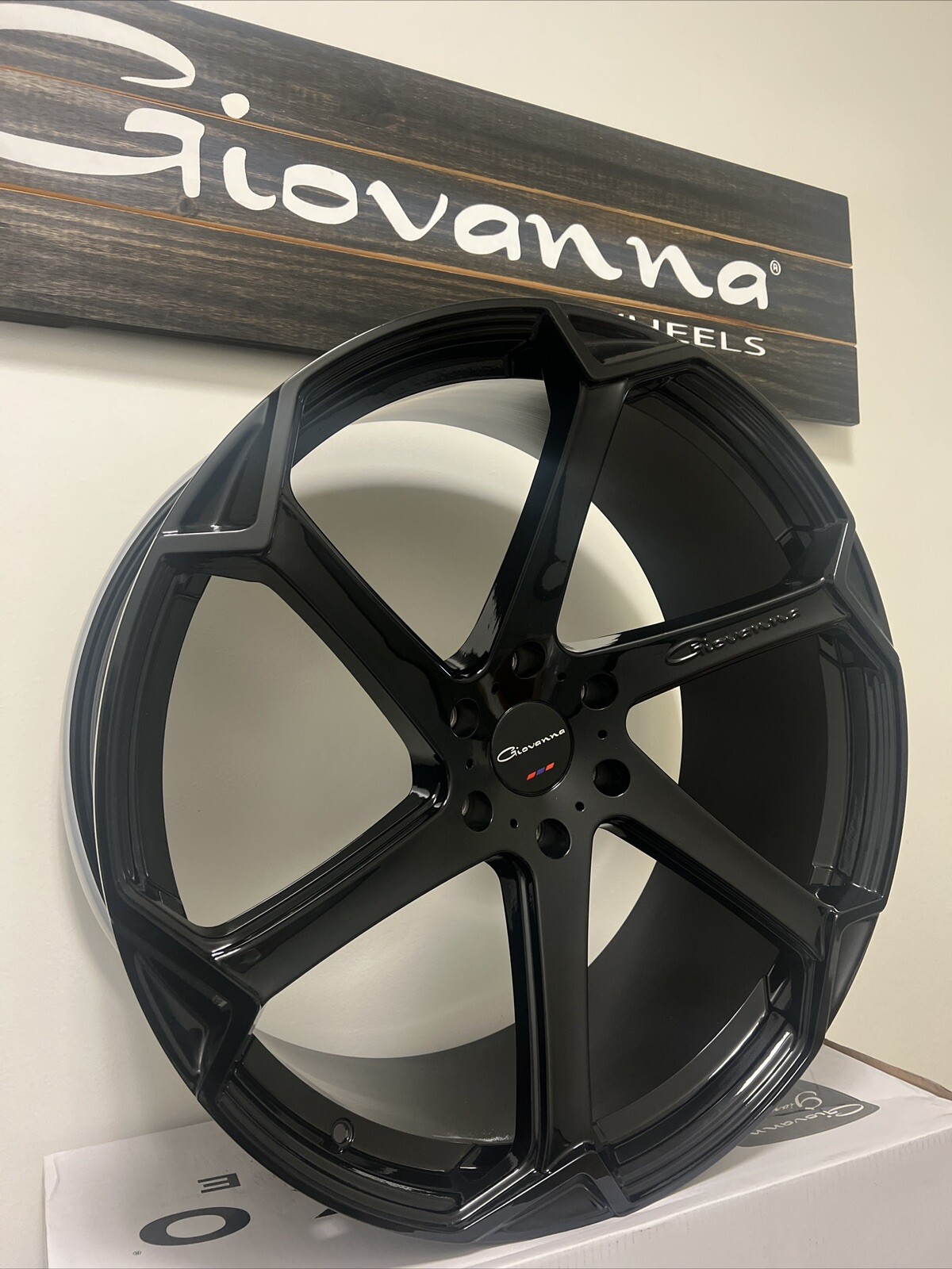 24x10 Giovanna Dalar X Gloss Black Rims (6x139.7) Escalade Tahoe Yukon ...