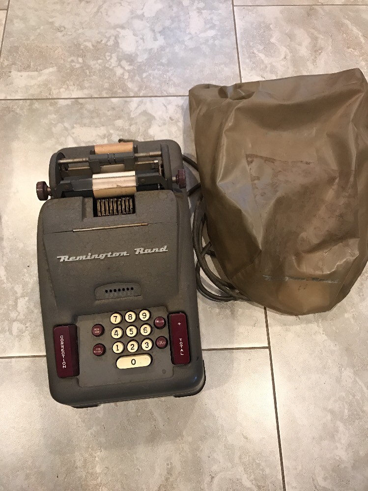 Vintage Remington and Rand Adding Machine Made in USA | eBay